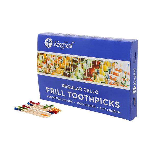 Cello Frill Toothpicks - www.kingseal.com